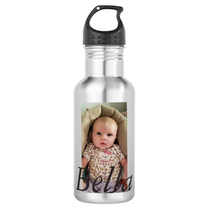 Personalized Water Bottle, Add Your Picture! Stainless Steel Water ...