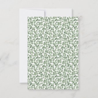 Personalized Watercolor Shamrock Clover Thank You Card | Zazzle