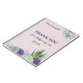 Personalized Watercolor Succulent Teacher Notebook | Zazzle