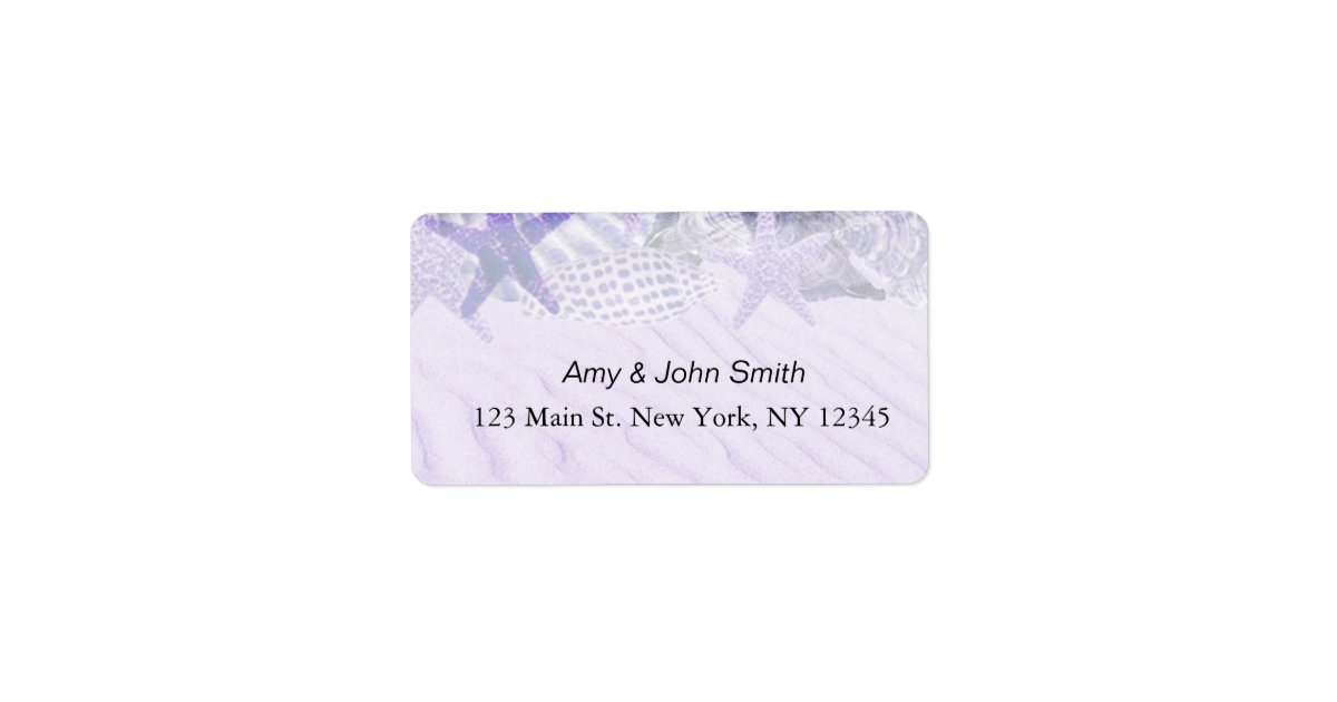 Personalized wedding address labels | Zazzle
