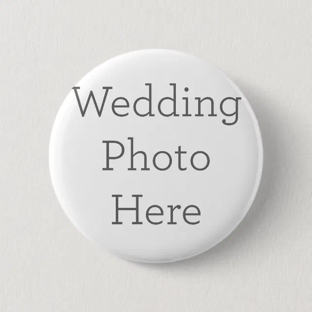 Personalized Wedding Button | Zazzle