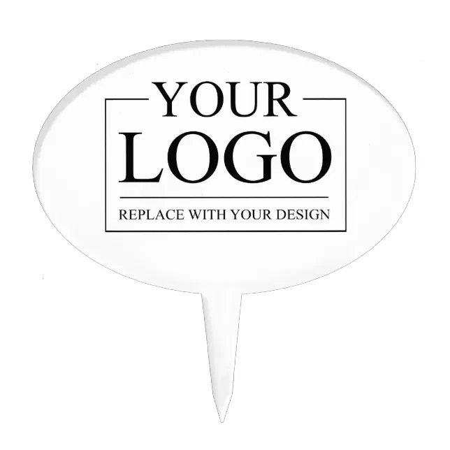 Personalized Wedding Custom Idea Add Logo Cake Topper | Zazzle