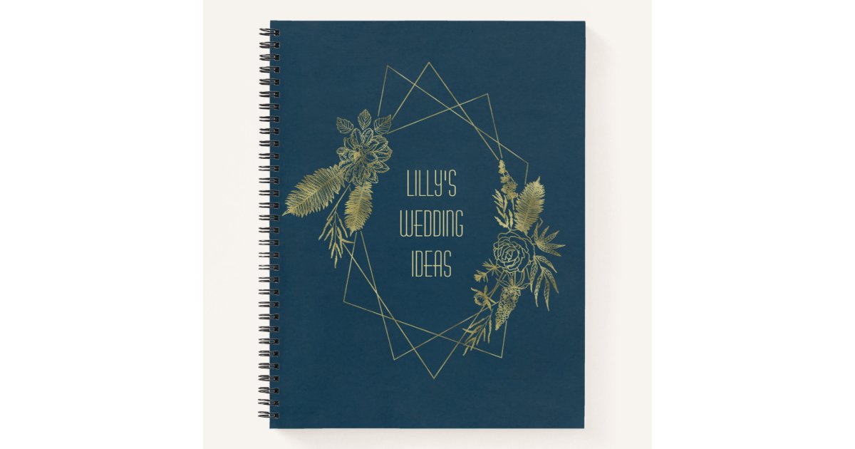 Personalized Wedding Ideas Notebook | Zazzle