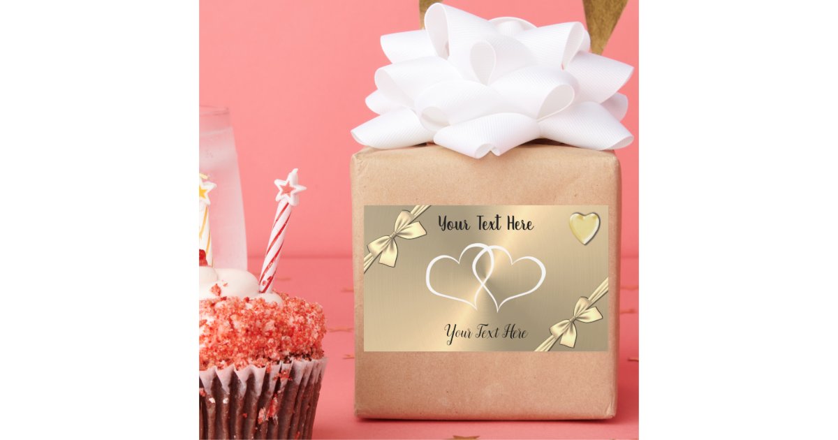 Personalized Wedding Party Favor Sticker Labels | Zazzle