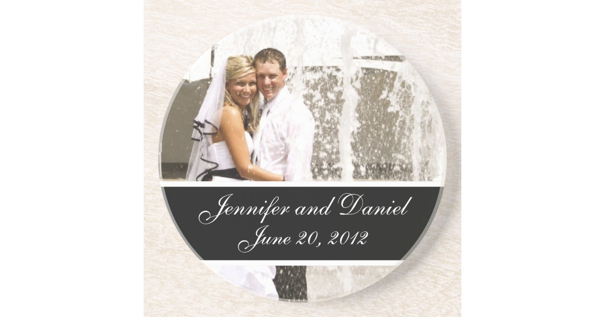 Personalized Wedding Photo Keepsake Coasters | Zazzle