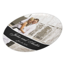 Personalized Wedding Photo Keepsake Plate | Zazzle