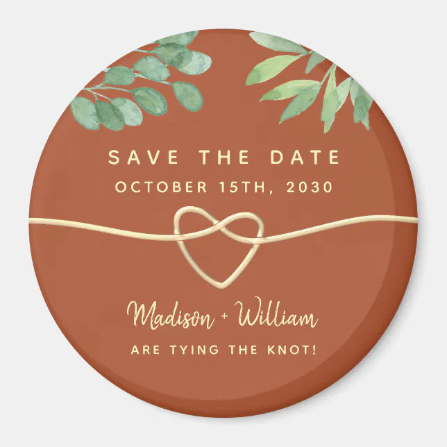 Personalized Wedding Save The Date Invitation Magnet | Zazzle