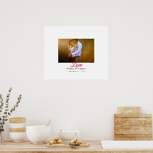 Personalized Wedding Signature Canvas Poster | Zazzle