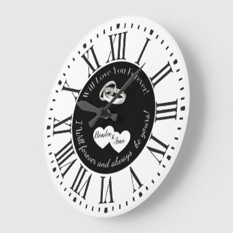 Personalized Wedding Wall Clock | Zazzle