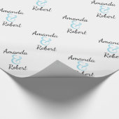 Personalized Wedding Wrapping Paper | Zazzle