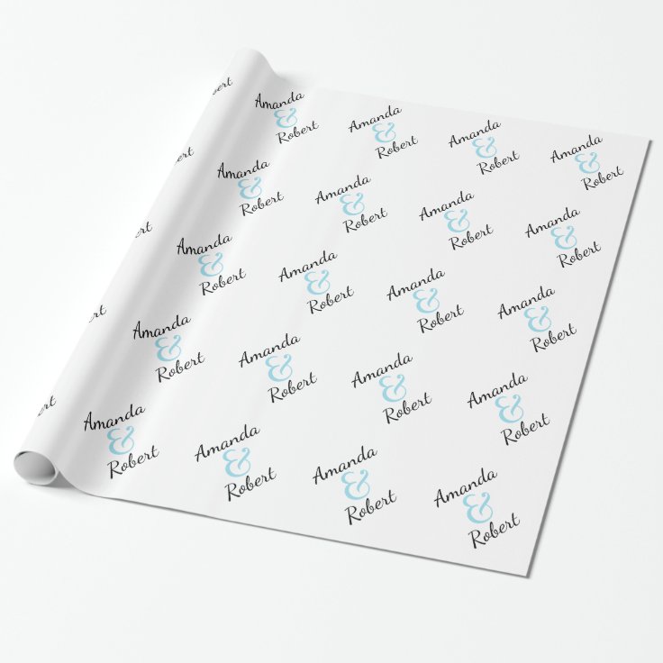Personalized Wedding Wrapping Paper | Zazzle
