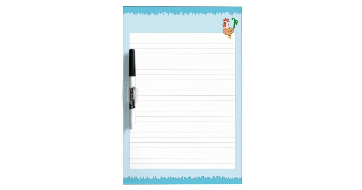 Personalized Weekly Tasks Dry Erase Board | Zazzle