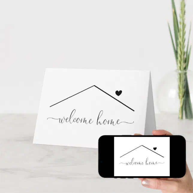 Personalized Welcome Home Card | Zazzle