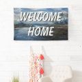 Personalized Welcome Home Landscape Water Banner | Zazzle