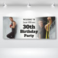 Personalized Welcome Sign Photo Men 30th Birthday | Zazzle