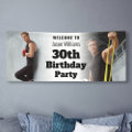Personalized Welcome Sign Photo Men 30th Birthday | Zazzle