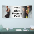 Personalized Welcome Sign Photo Men 30th Birthday | Zazzle