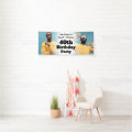 Personalized Welcome Sign Photo Men 40th Birthday | Zazzle