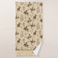 Personalized Western Horses Rodeo Cowboy Bath Towel Set | Zazzle