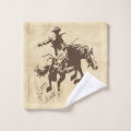 Personalized Western Horses Rodeo Cowboy Bath Towel Set | Zazzle