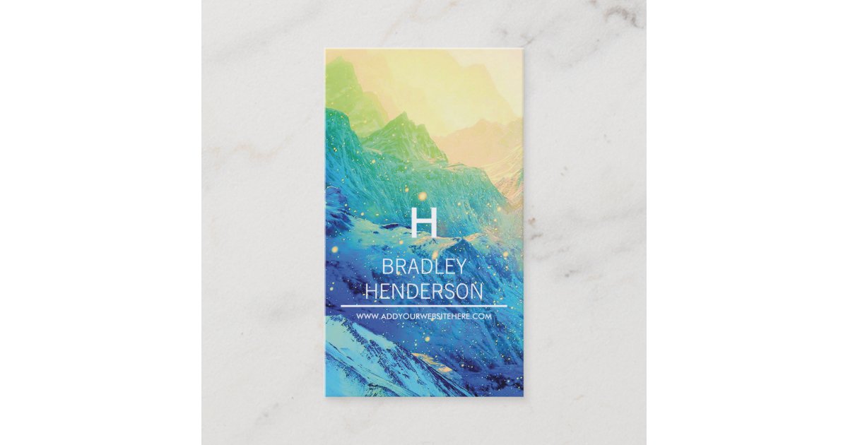 Personalized Winter Business Card | Zazzle