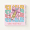 Personalized With Name 4th Grade Teacher Custom Notebook | Zazzle
