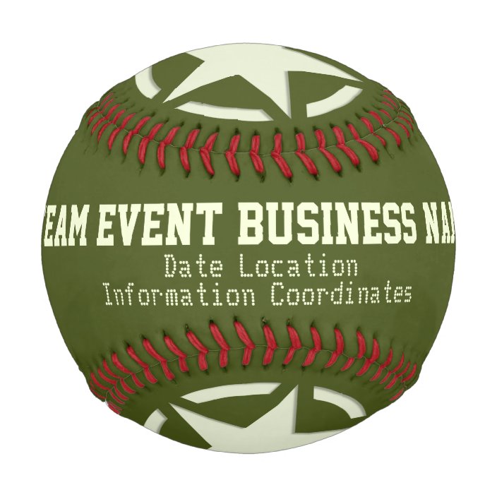 Personalized with Your Text Star Event Ball | Zazzle.com