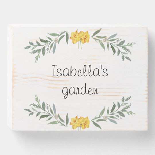 Personalized Wood Box Sign | Zazzle.com