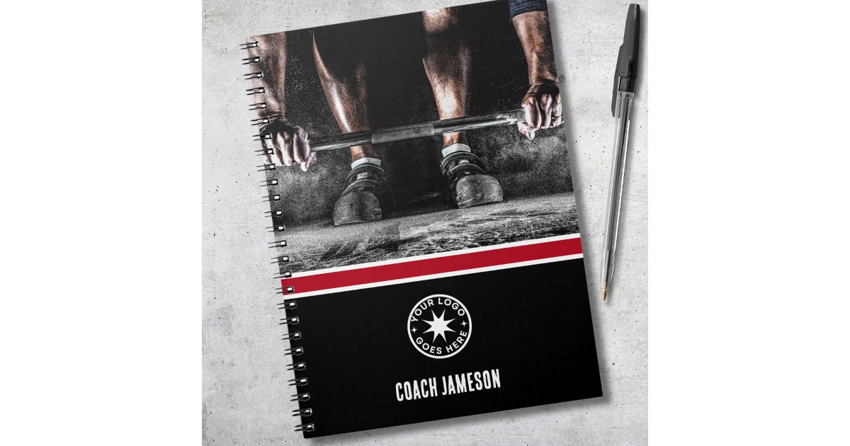Personalized Workout Gym Notebook | Zazzle