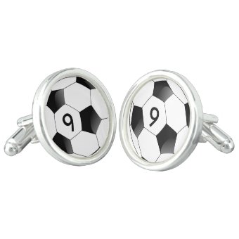 Personalized World Cup Soccer Ball Football Cufflinks | Zazzle