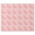 Personalized wrapping paper | Custom message text | Zazzle