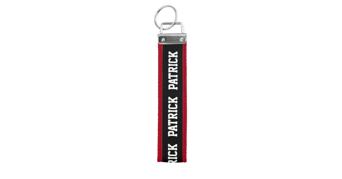 personalized wrist keychain | Zazzle