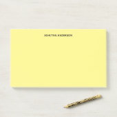 Personalized Yellow Post-it Notes | Zazzle