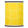 Personalized Yellow Puzzle Lamp Shade | Zazzle