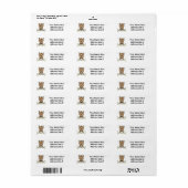 Personalized Yorkie Label | Zazzle