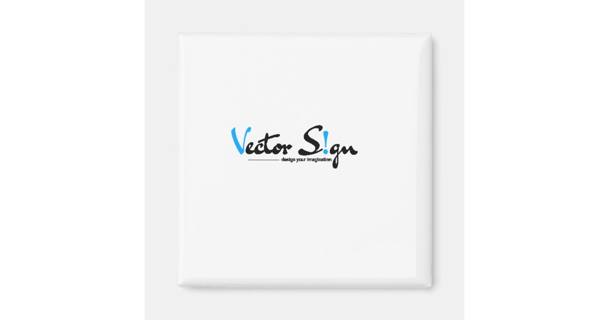 Personalized Your Logo Custom Logo Magnet | Zazzle