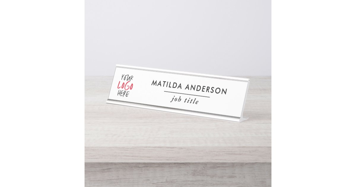 Personalized your logo Office & Business Sign | Zazzle