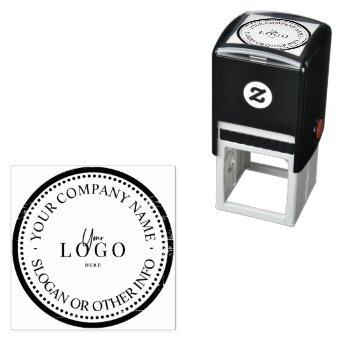 Personalized Your Own Business Logo Self-inking S Self-inking Stamp ...