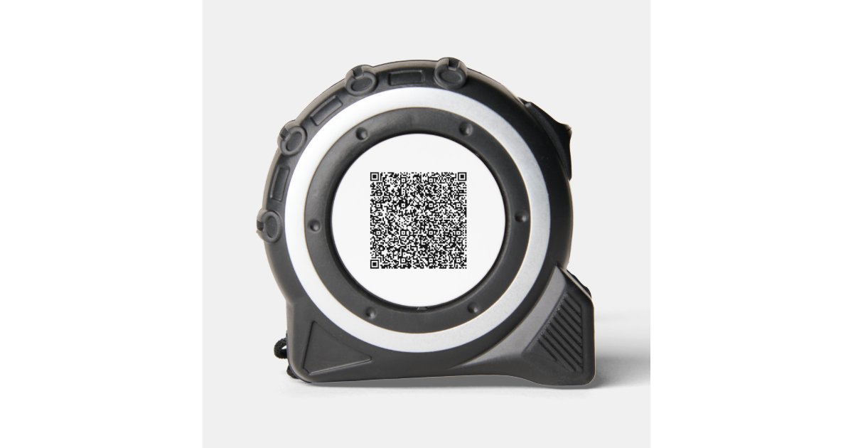Personalized Your QR Code Tape Measure Template | Zazzle