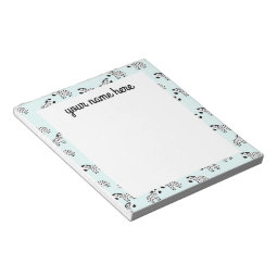 Personalized Zebra Notepad | Zazzle