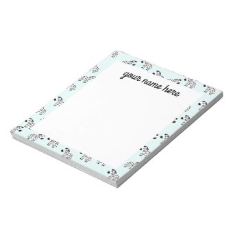 Personalized Zebra Notepad | Zazzle