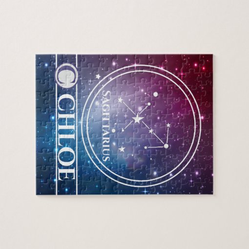 Personalized Zodiac Sign SAGITTARIUS | Jigsaw Puzzle | Zazzle