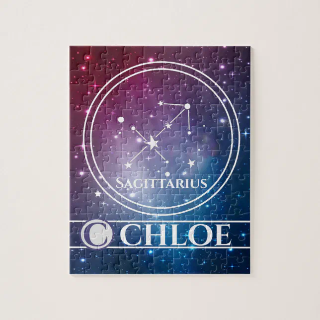 Personalized Zodiac Sign SAGITTARIUS | Jigsaw Puzzle | Zazzle