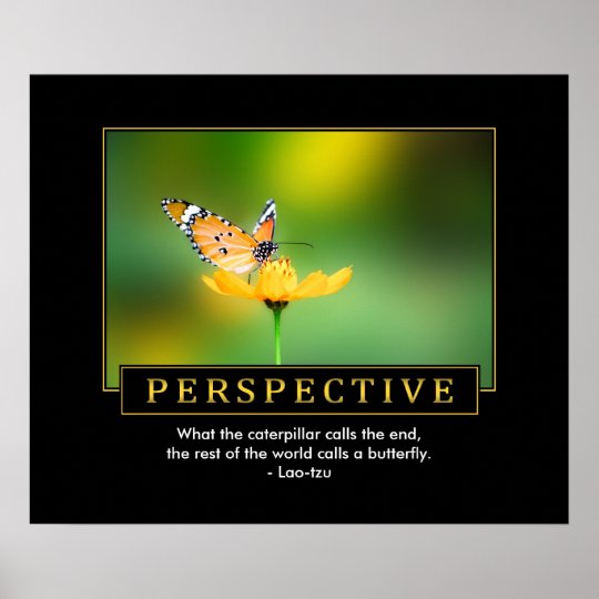 Perspective Inspirational Poster | Zazzle.com