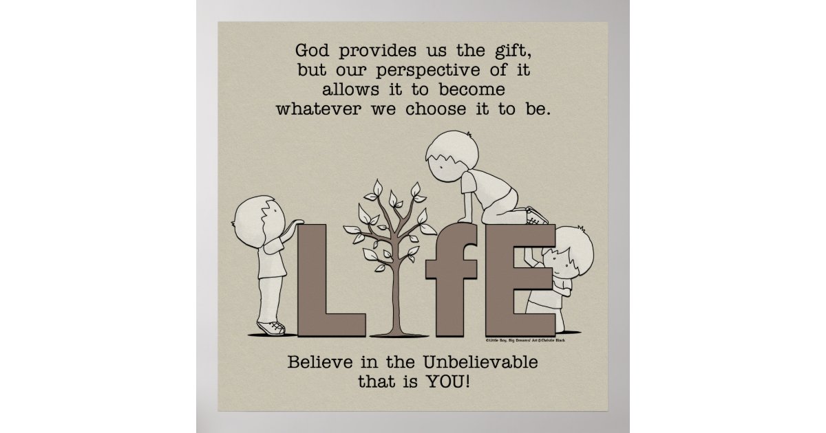 Perspective of Life Poster | Zazzle