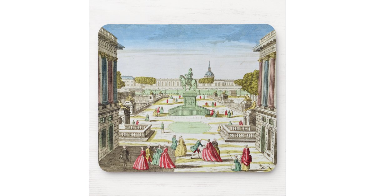 Perspective View of Place Louis XV Mouse Pad | Zazzle