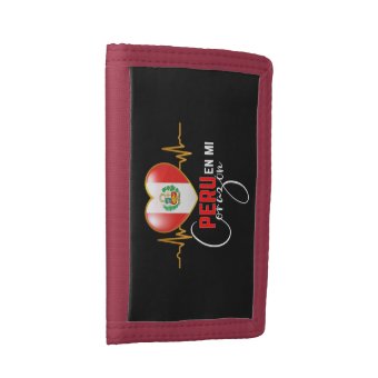 Peru en mi Corazon Peruvian Pride Trifold Wallet | Zazzle