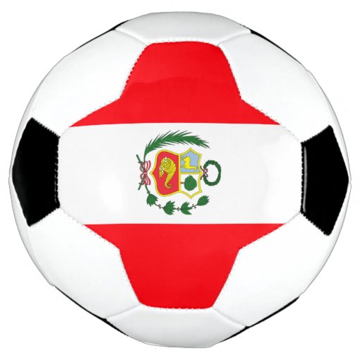 Peru flag soccer ball | Zazzle