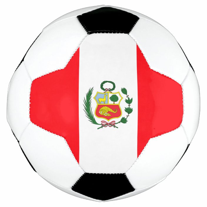 Peru flag soccer ball | Zazzle.com