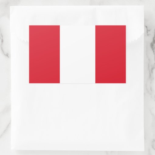 Peru Flag Sticker | Zazzle